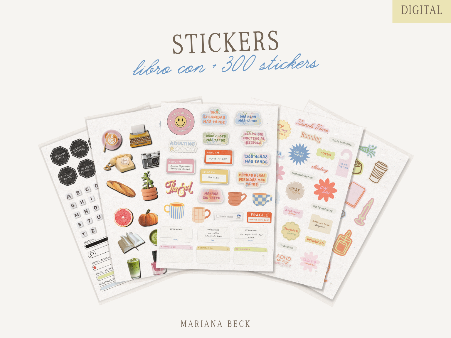 STICKERS 2026 – Mariana Beck