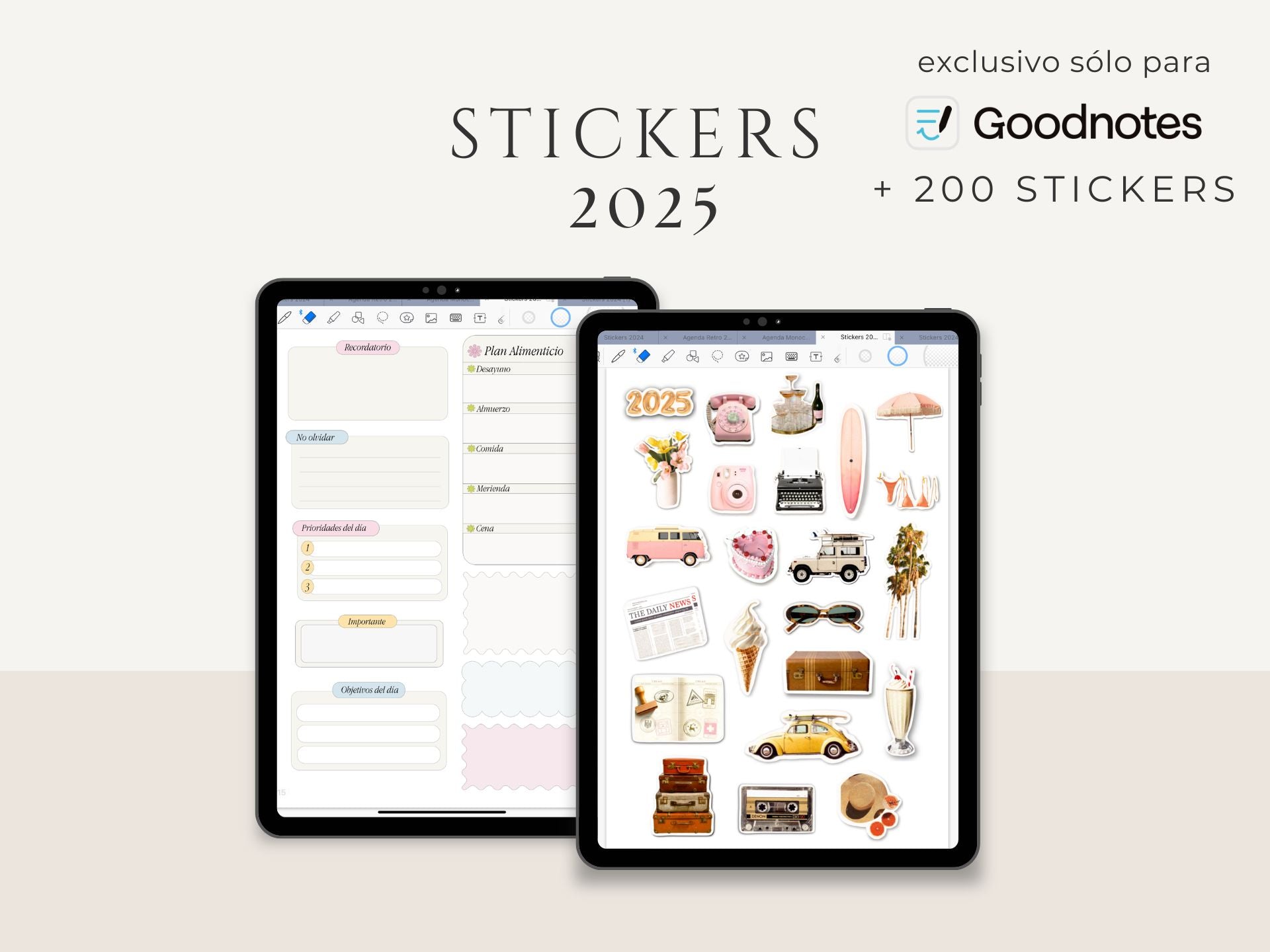 STICKERS 2025 – Mariana Beck